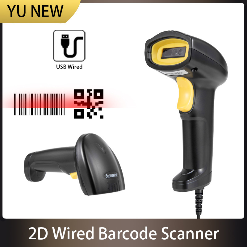 Jual Handheld Wired 1D 2D Scanner Wireless Barcode Scanne Wireless ...