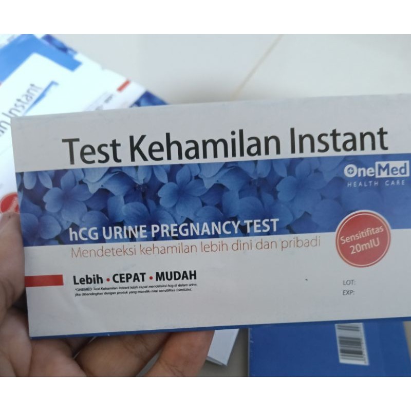 Jual Strip One Onemed alat tes test kehamilan instant tespek urin urine ...