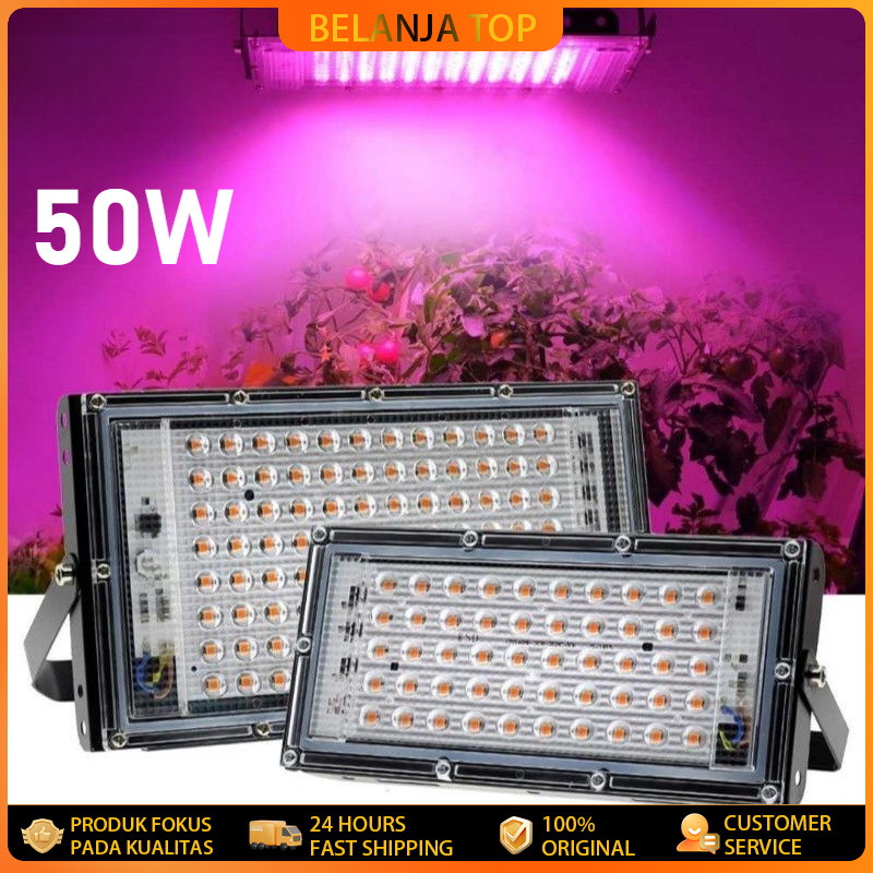 Jual Lampu Growlight Sorot Led Tanaman Tumbuhan Hidroponik Full ...