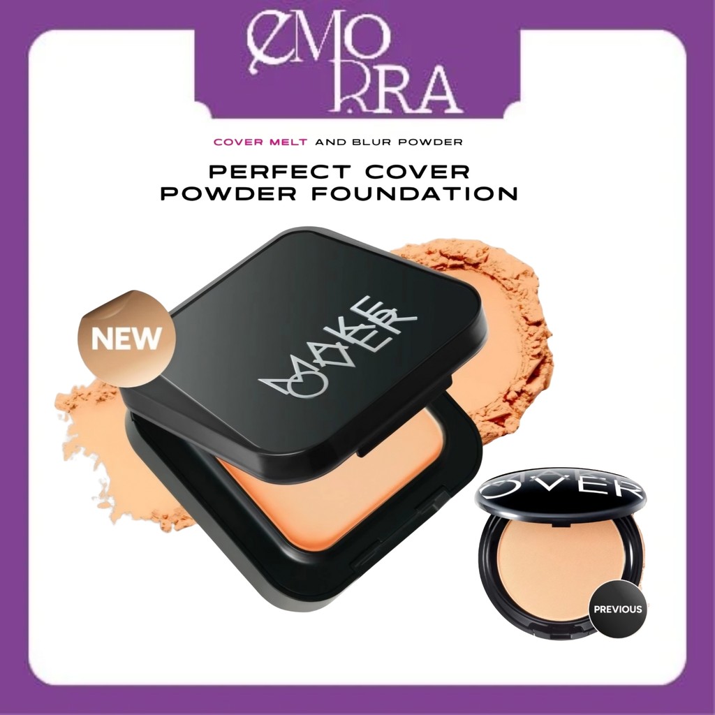 Jual MAKE OVER Perfect Cover Powder Foundation - TWC Two Way Cake Cover ...