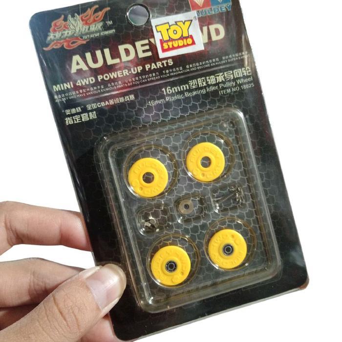 Jual AULDEY 4WD 18025 16MM PLASTIC BEARING IDLER PULLEY WHELL / ROLLER ...