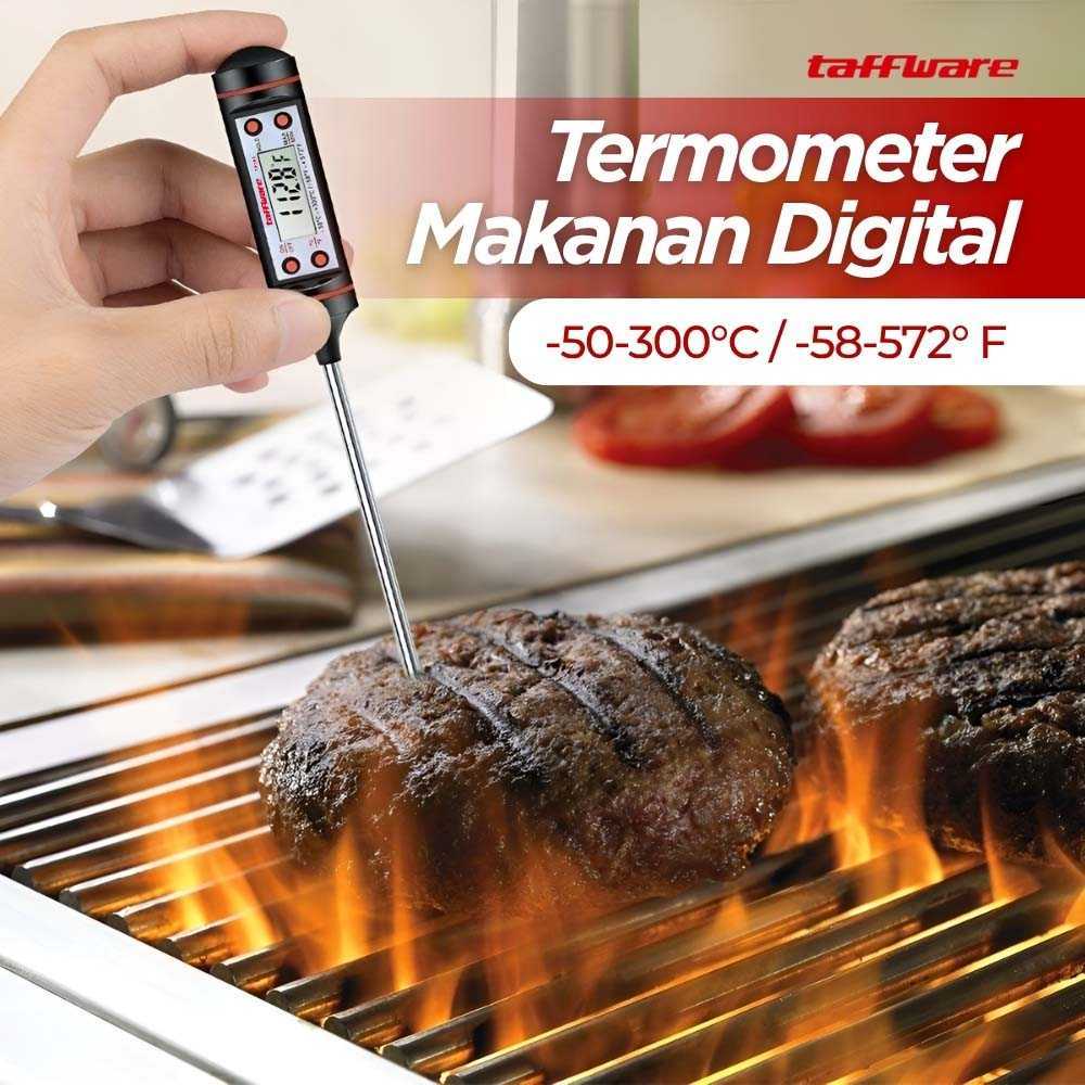 Jual Taffware Termometer Pengukur Suhu Makanan Digital Daging Kopi Susu ...