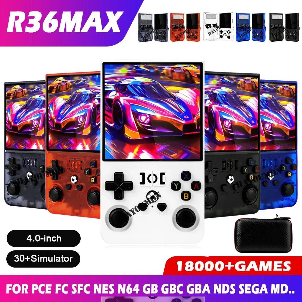 Jual 64G 128G R36MAX 4" IPS HD Screen Handheld Game Players Open Source Console R36 MAX Retro ...