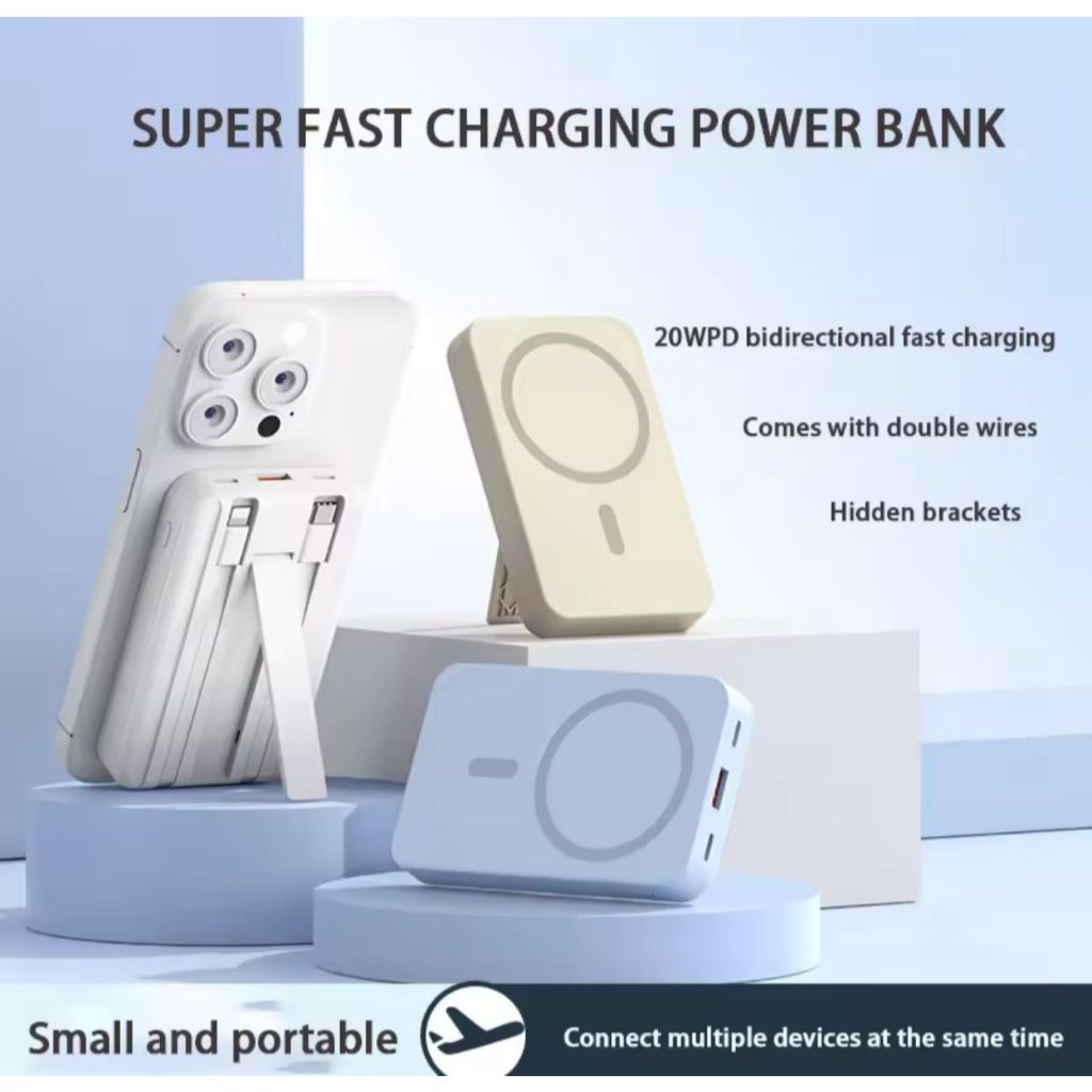 Jual Power Bank 10.000mAh 22.5W Super Fast Charging Magnetic Wireless ...