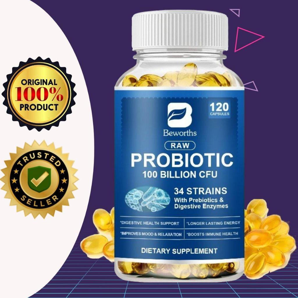 Jual BEWORTHS 120pcs Kapsul Fermentasi Enzim Probiotik Suplemen untuk ...