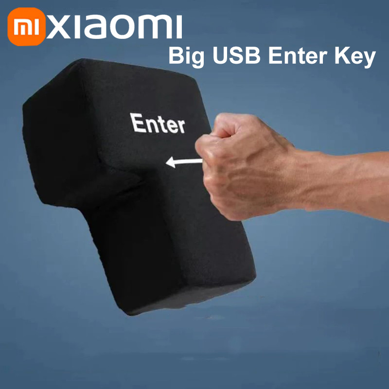 Jual Anti-Stress Computer Huge Enter Key Big USB Keyboard Vent Button ...