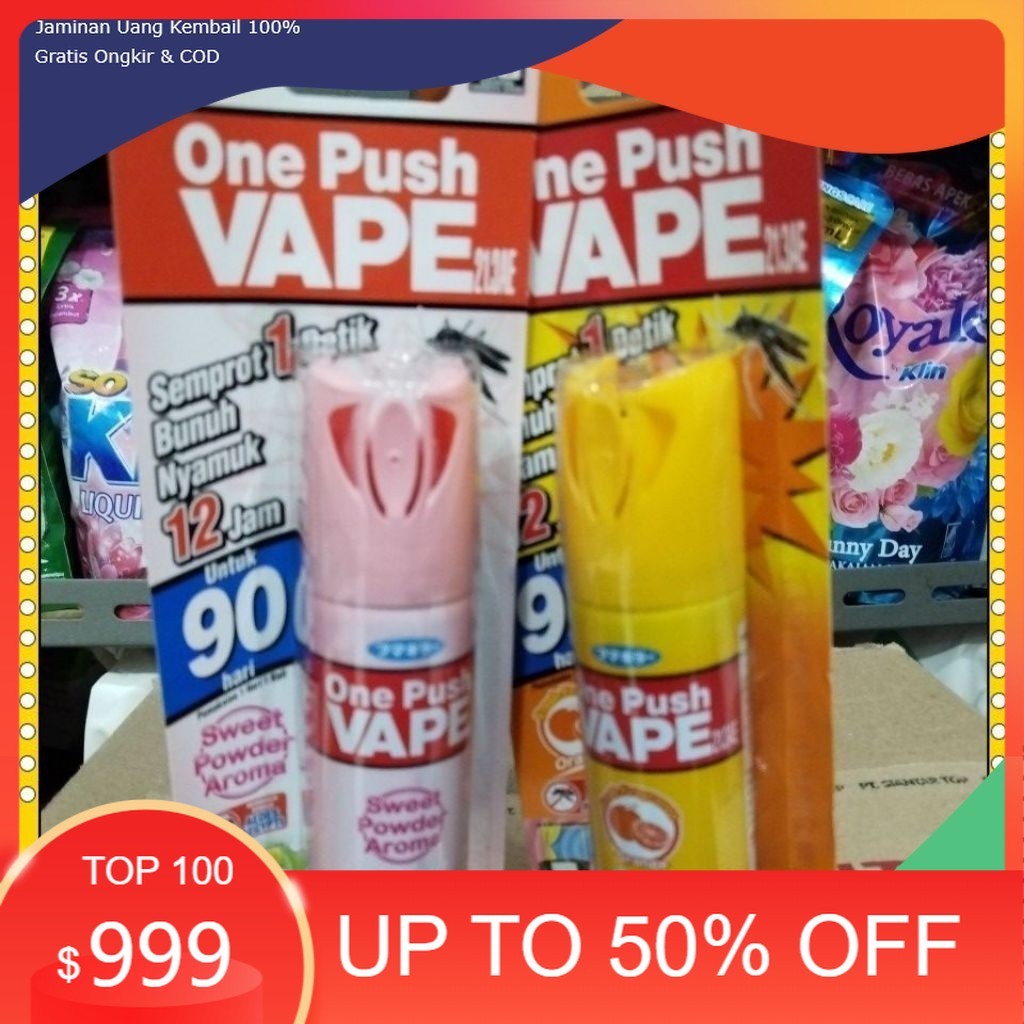 Jual vape one push bunuh nyamuk 12 jam 90 hari | Shopee Indonesia