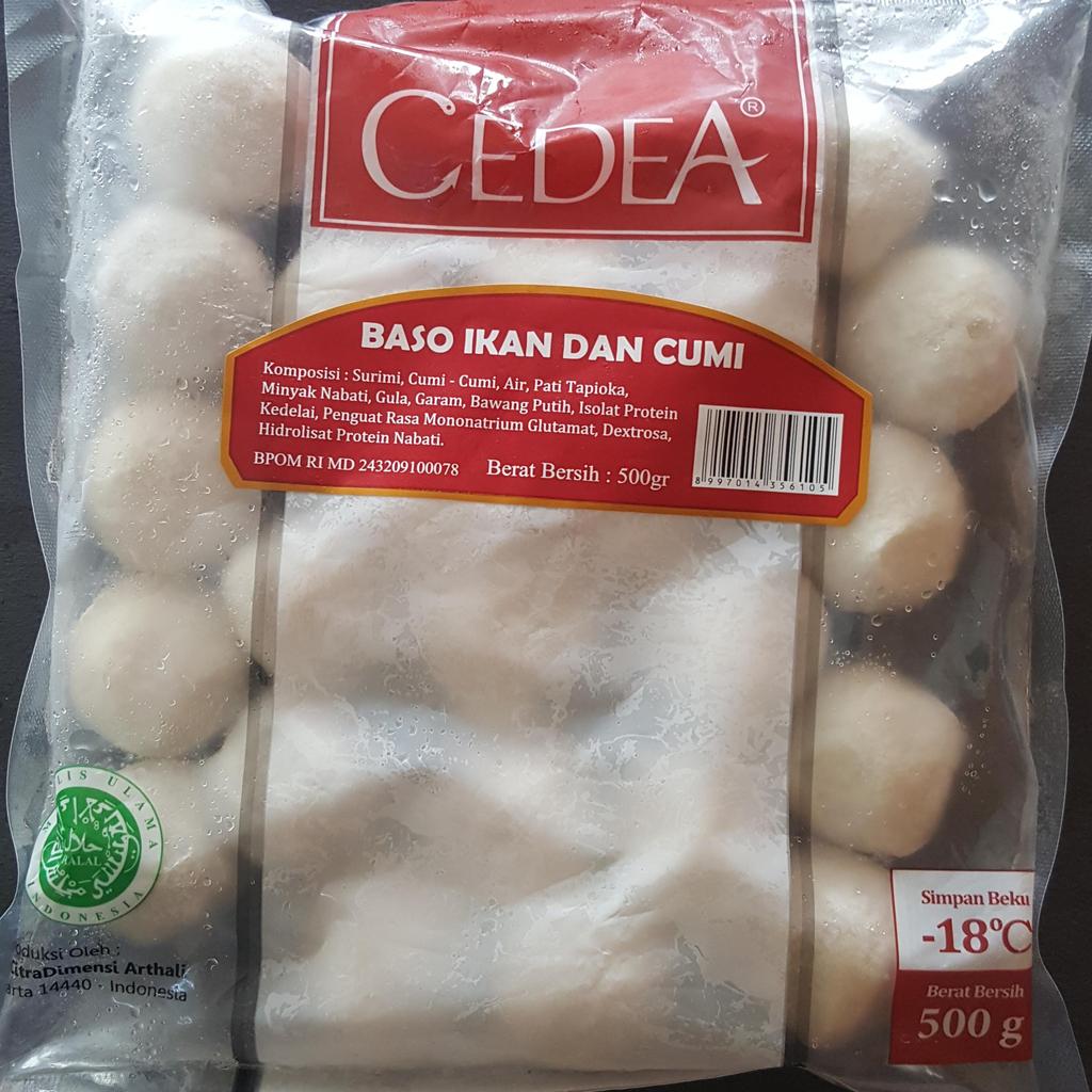 Jual CEDEA BAKSO IKAN CUMI 500 Gram (25 Pcs) | Shopee Indonesia