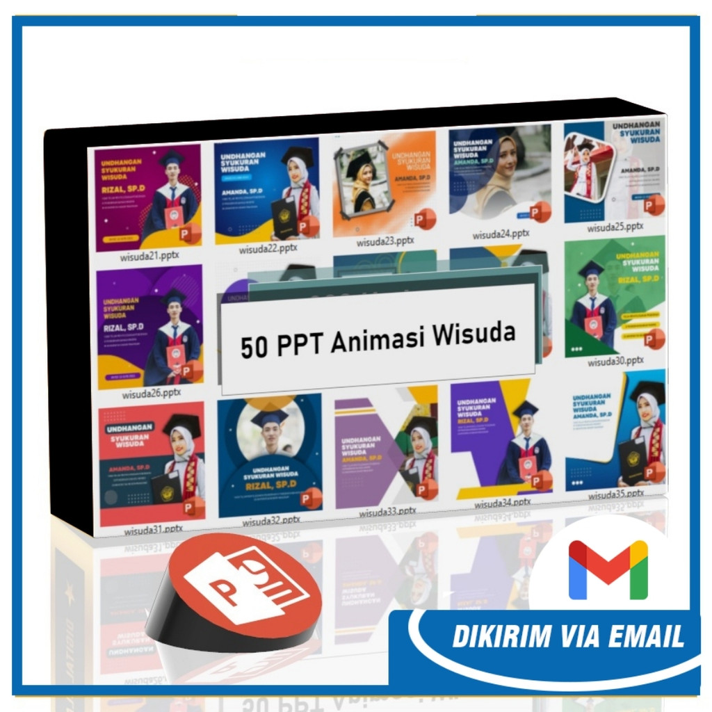 Jual 50 PPT PowerPoint Animasi Wisuda Siap Edit | Shopee Indonesia