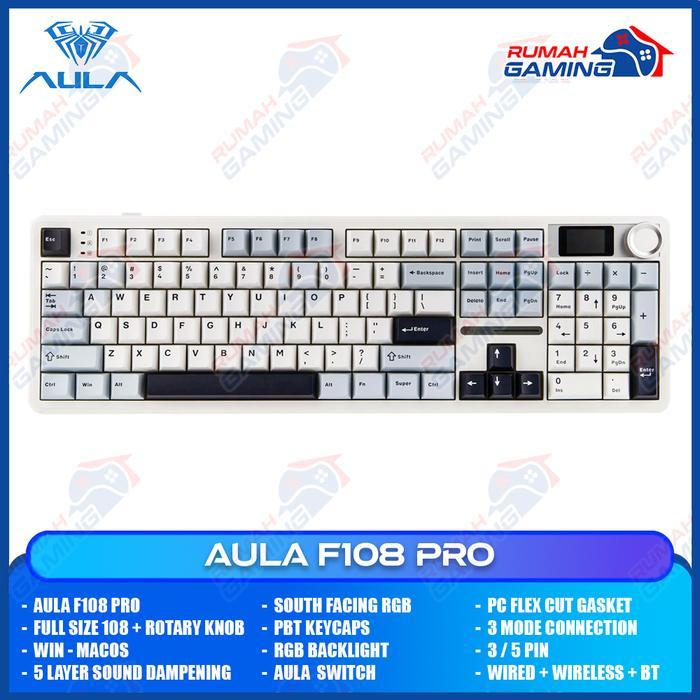 Jual AULA F108 PRO - Full Size - TFT Display Screen - South Facing ...