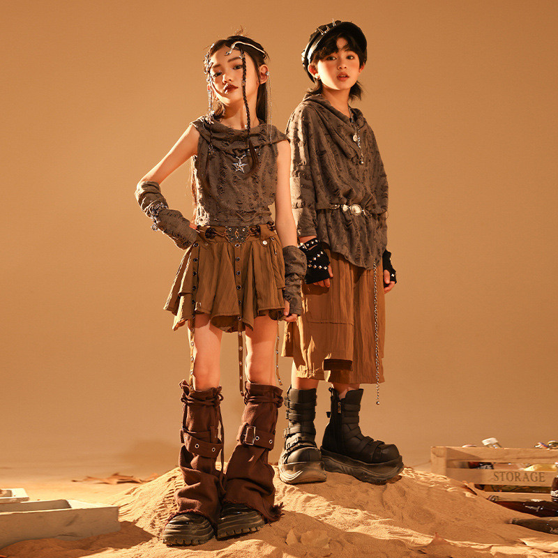 Jual Street Dance Children's Trendy Clothing hiphop Boys' Hip-Hop Cool ...