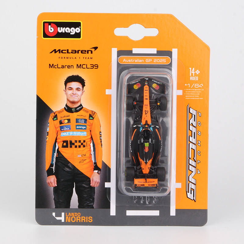 Jual Bburago 1:64 2025 F1 Alloy Car Model SF25 RB21 W16 MCL39 Red Bull ...