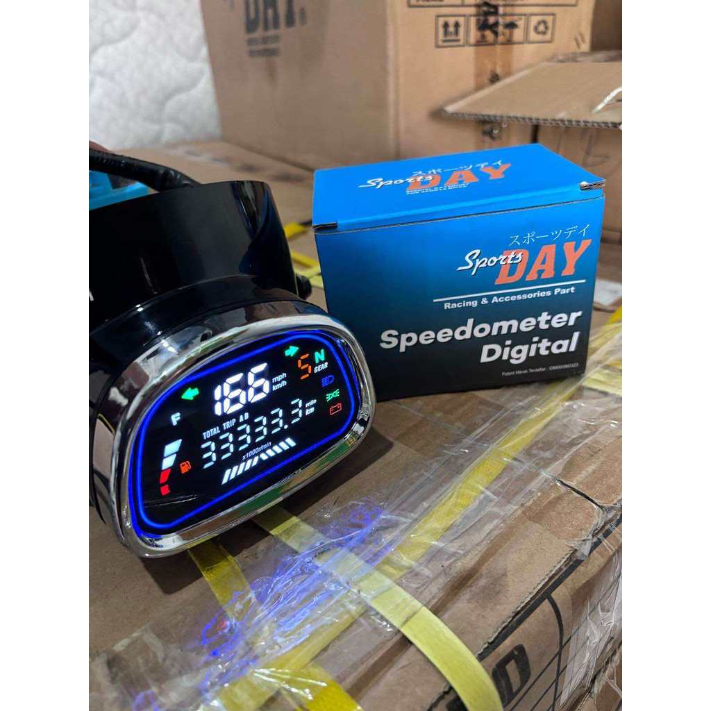 Jual Speedometer CD 90 Digital Full Indikator Spido CD YL Twin Digital ...