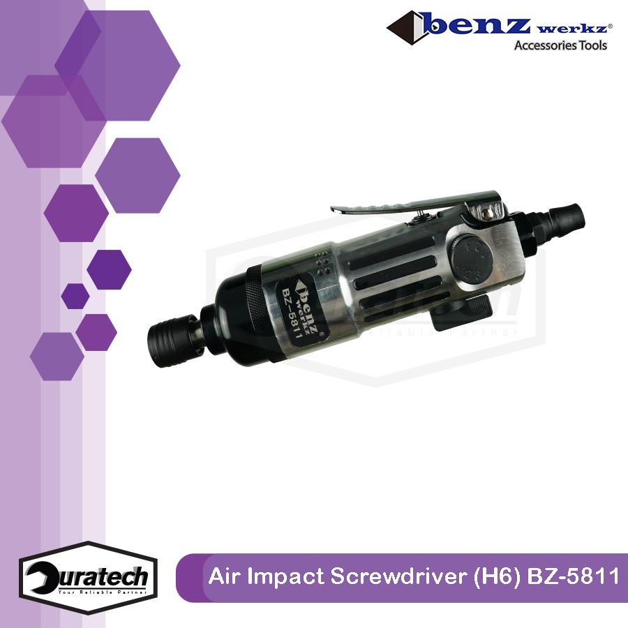 Jual Air impact screwdriver reversible H6 / Obeng angin 1/4 Inch bolak ...