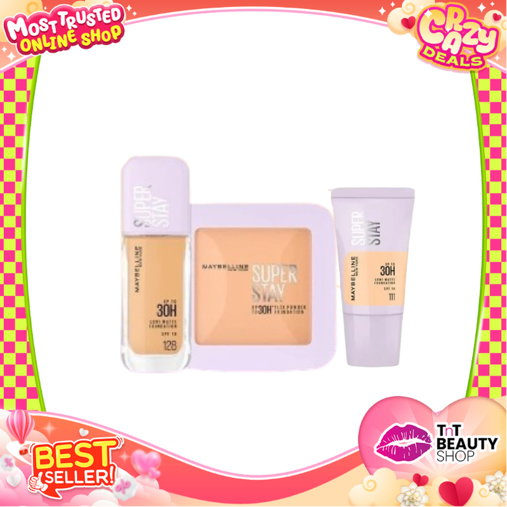Jual Maybelline Superstay Lumi Matte Liquid Foundation Superstay Flex ...