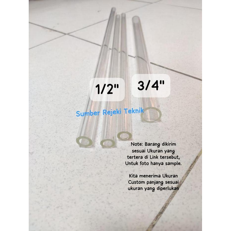 Jual Pipa Kaca / Pipa Sight Glass / Pipa Kran Penduga 1/2" inch x 35cm ...