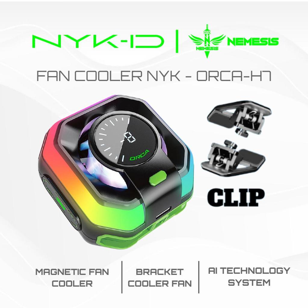 Jual NYK Nemesis Phone Cooler ORCA H7 / H-7 Magnetic Cooling Phone ...