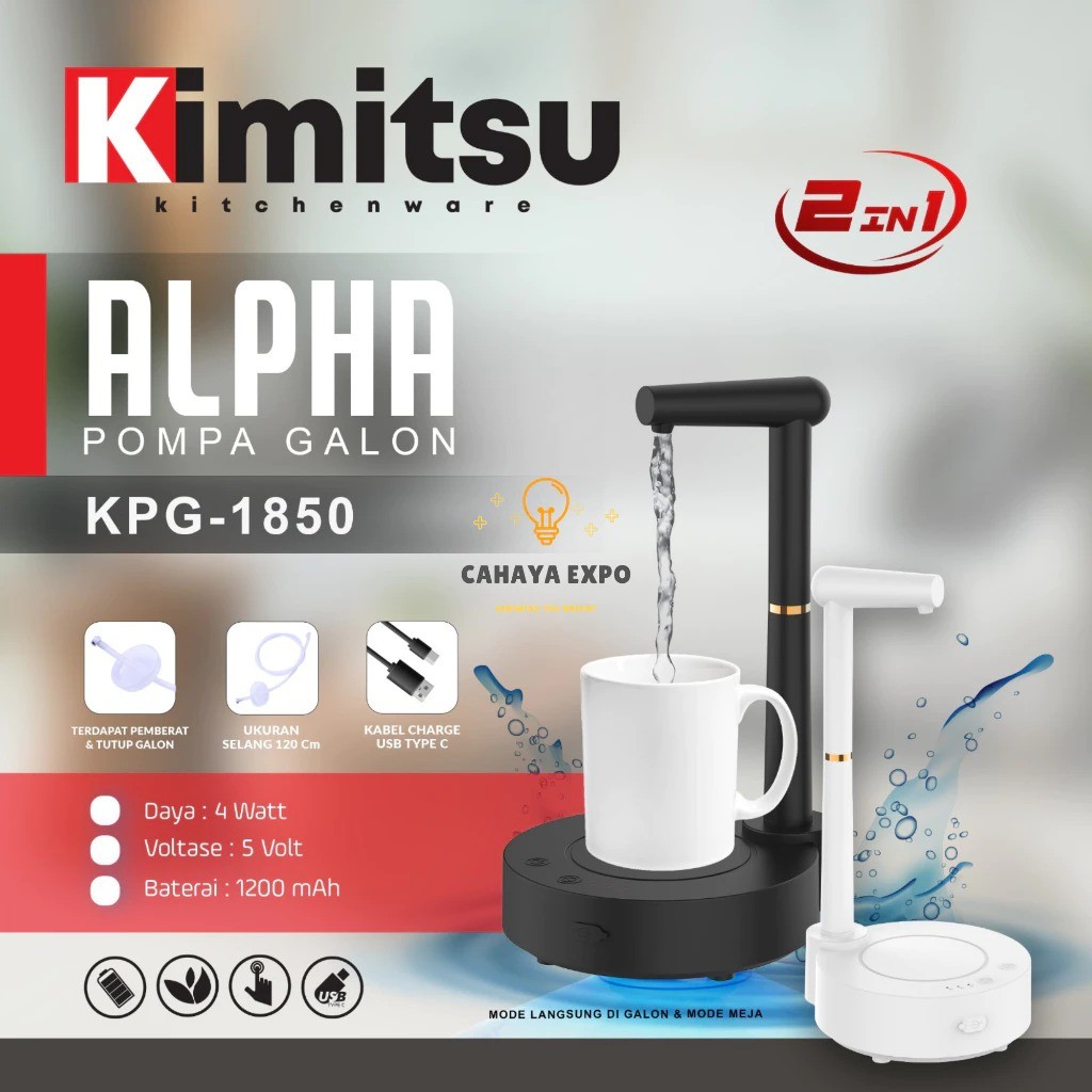 Jual Kimitsu Pompa Galon Air Minum Otomatis Automatic Elektrik Electric ...