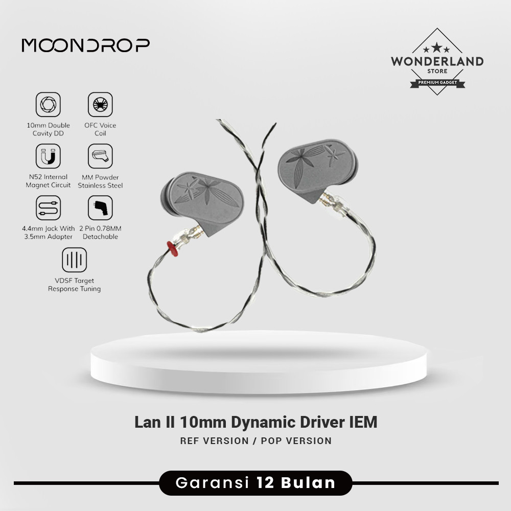 Jual Moondrop LAN II LAN 2 LAN2 POP Lan2 POP REF VERSION 10mm Double-cavity High-performance ...