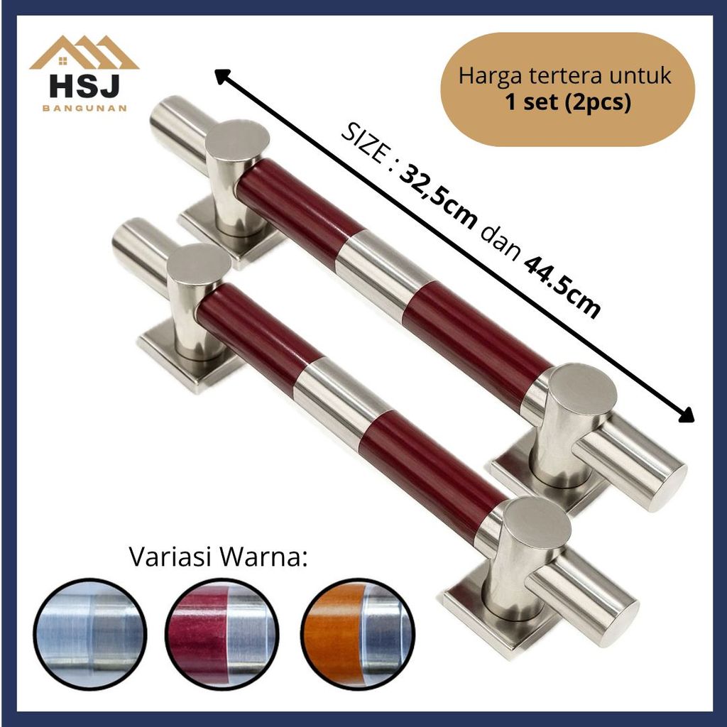 Jual Handle Pintu Kupu Tarung 33 & 45 cm / Tarikan Pegangan Pintu Rumah ...