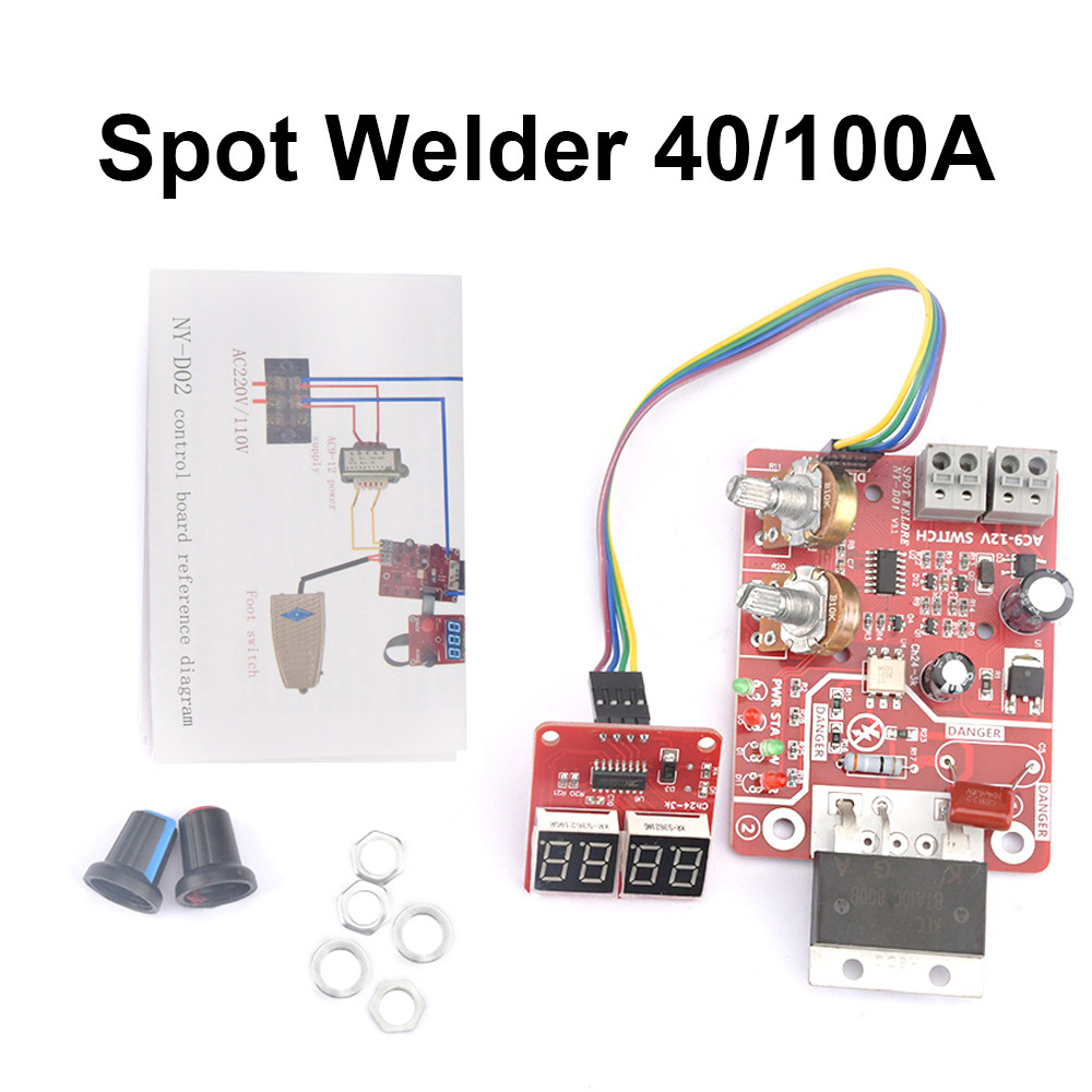 Jual NY-D01 40A 100A Spot Welder Control Module gital splay Spot Welng ...