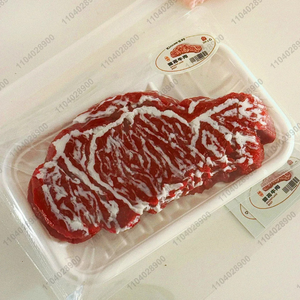 Jual Rare Steak Taba Squishy Silicone Beef Snowflake Steak Veal Squeeze ...
