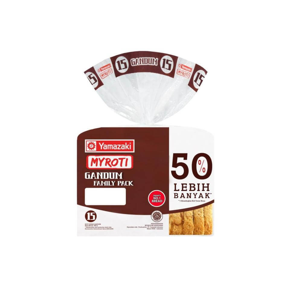 Jual My Roti Roti Tawar Gandum Jumbo 1 pack | Shopee Indonesia