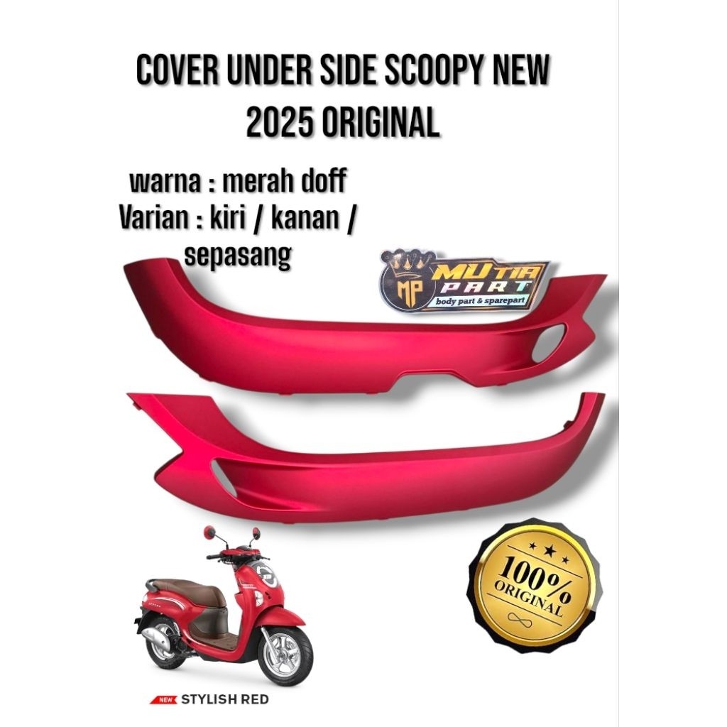 Jual Cover under side dek bawah L R kanan kiri scoopy k2f new 2025 ...