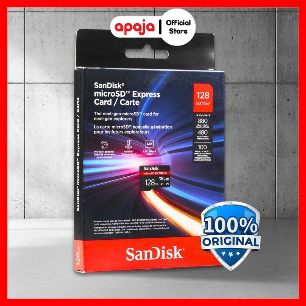 Jual Apaja microSD Express UHS-I Class 10 U3 880MB/s - SDSQXFN | Shopee ...