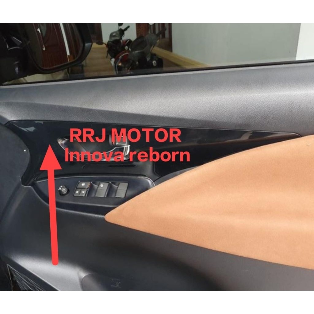 Jual panel door trim mobil Innova reborn black piano barang 100 % ...