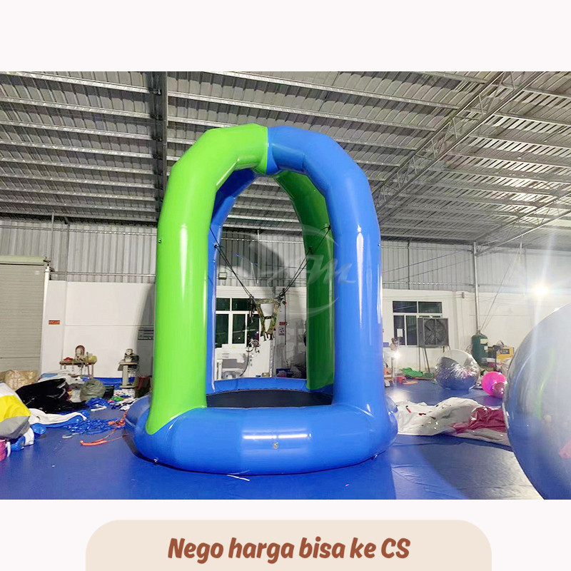 Jual LL Air Sealed Inflatable Bungee Trampoline Movable Air Bouncing ...