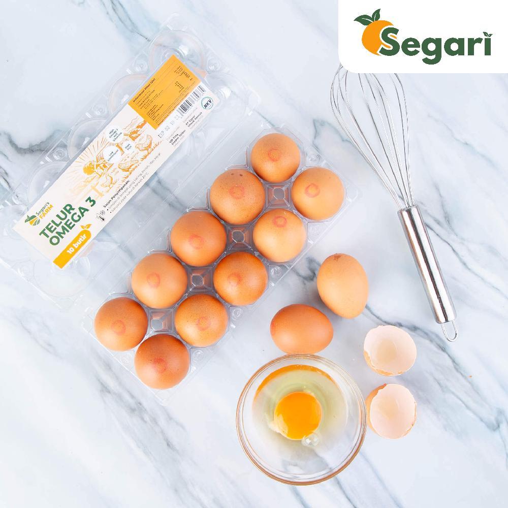 Jual Telur Ayam Omega Segari (10 pcs / pack) | Shopee Indonesia