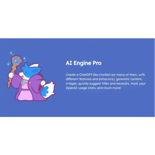 Jual AI Engine Pro – ChatGPT Chatbot, GPT Content Generator, Custom Playground & Features ...
