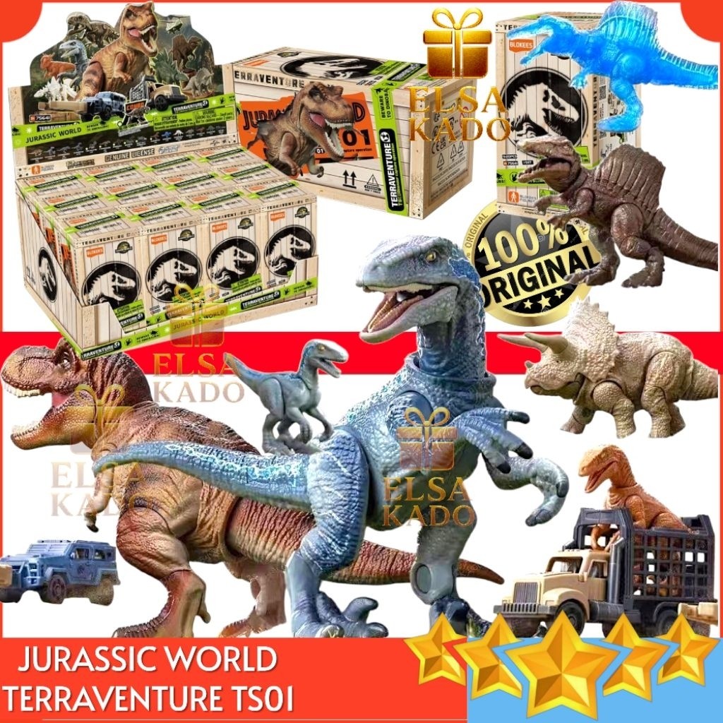 Jual [TERBARU] BLOKEES Figures Jurassic World Terraventure TS01 Toys ...
