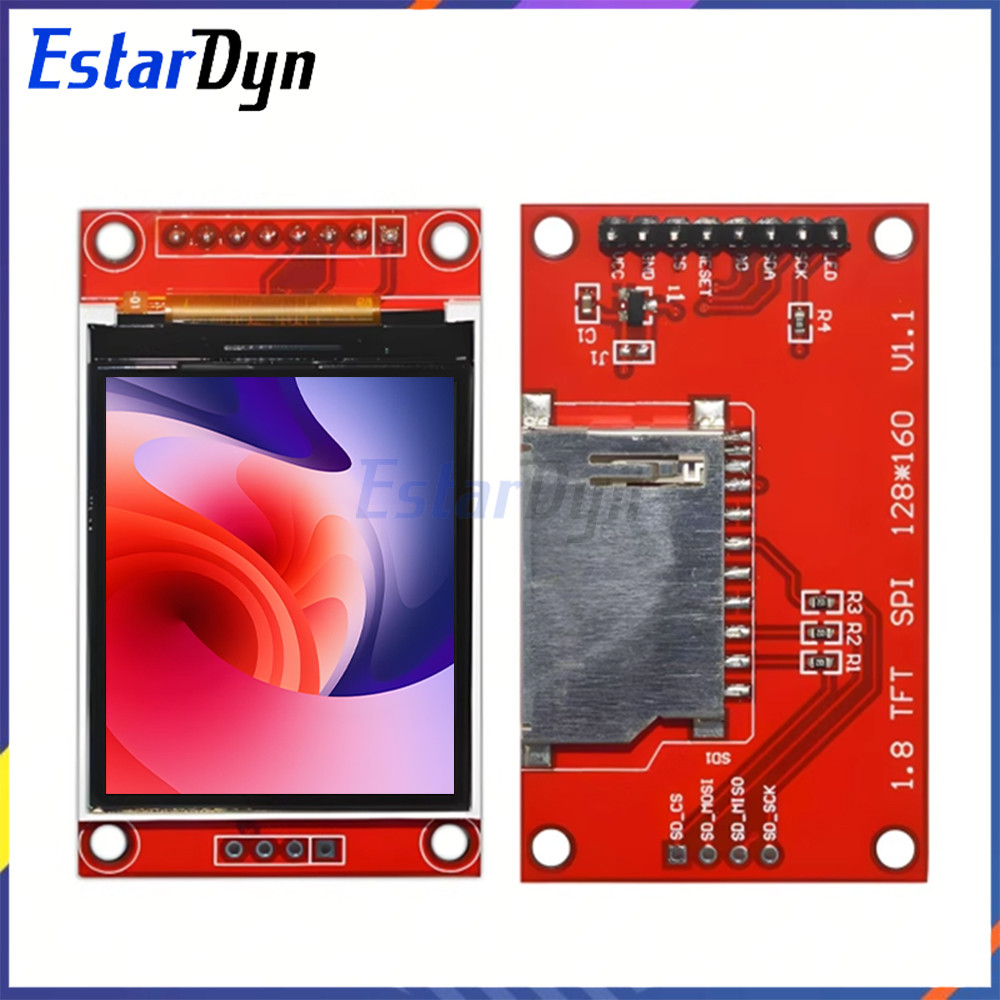 Jual 1.8" ST7735S TFT LCD say 128x160 SPI 3.3V/5V for Arduino Raspberry ...