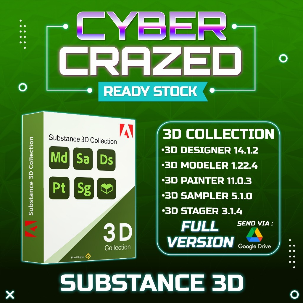 Jual Substance 3D - Designer Modeler Painter Sampler Stager Full ...