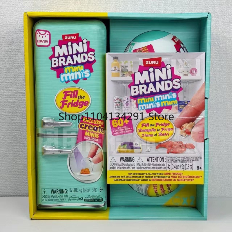 Jual New ZURU Mini Miniature Refrigerator Mini Brands Filling ...