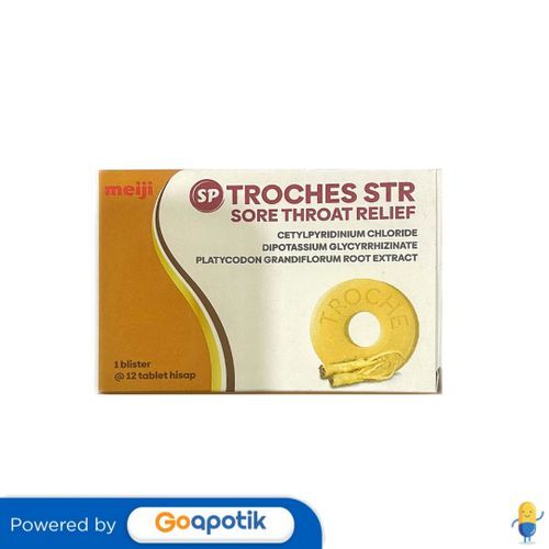 Jual Sp Troches Str Sore Throat Relief Box 12 Tablet | Shopee Indonesia