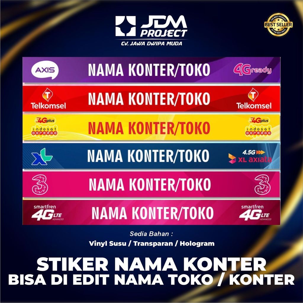 Jual Cetak Kilat - Sticker Stiker Etalase Konter / Counter / Toko Tanpa ...