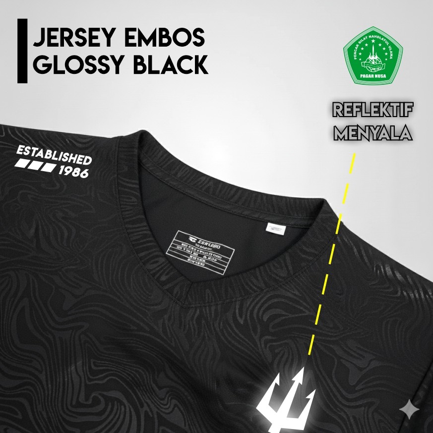 Jual Jersey Pagar Nusa Trisula Embos Premium Gramasi tebal dan adem ...