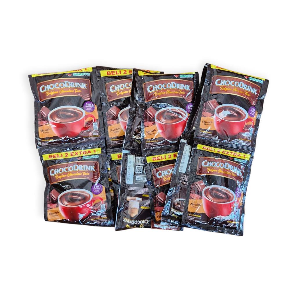 Jual CHOCODRINK Belgian Chocolate 1 Renceng Isi 15 Sachet x 28gr ...
