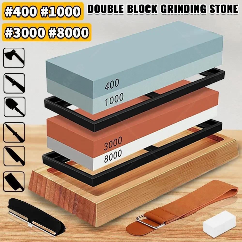 Jual Professional Sharpening Stone Kit 4001000 30008000 Grit Nonslip ...