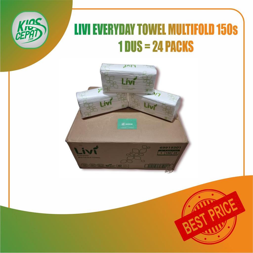 Jual Tissue LIVI SMART TOWEL Multifold (EVERYDAY HAND TOWEL) 1DUS ...