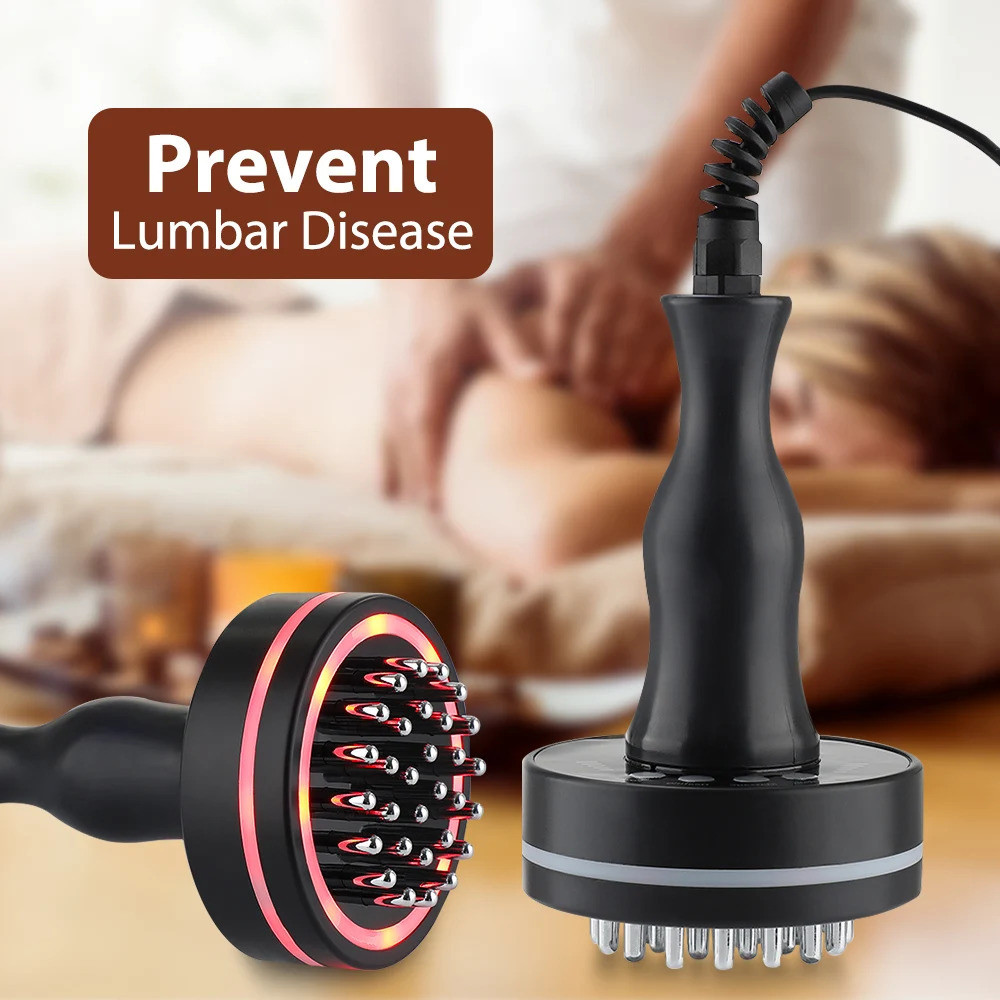 Jual Electric Body Massager Tool Merian Brush Vibrates Infrared Heating ...