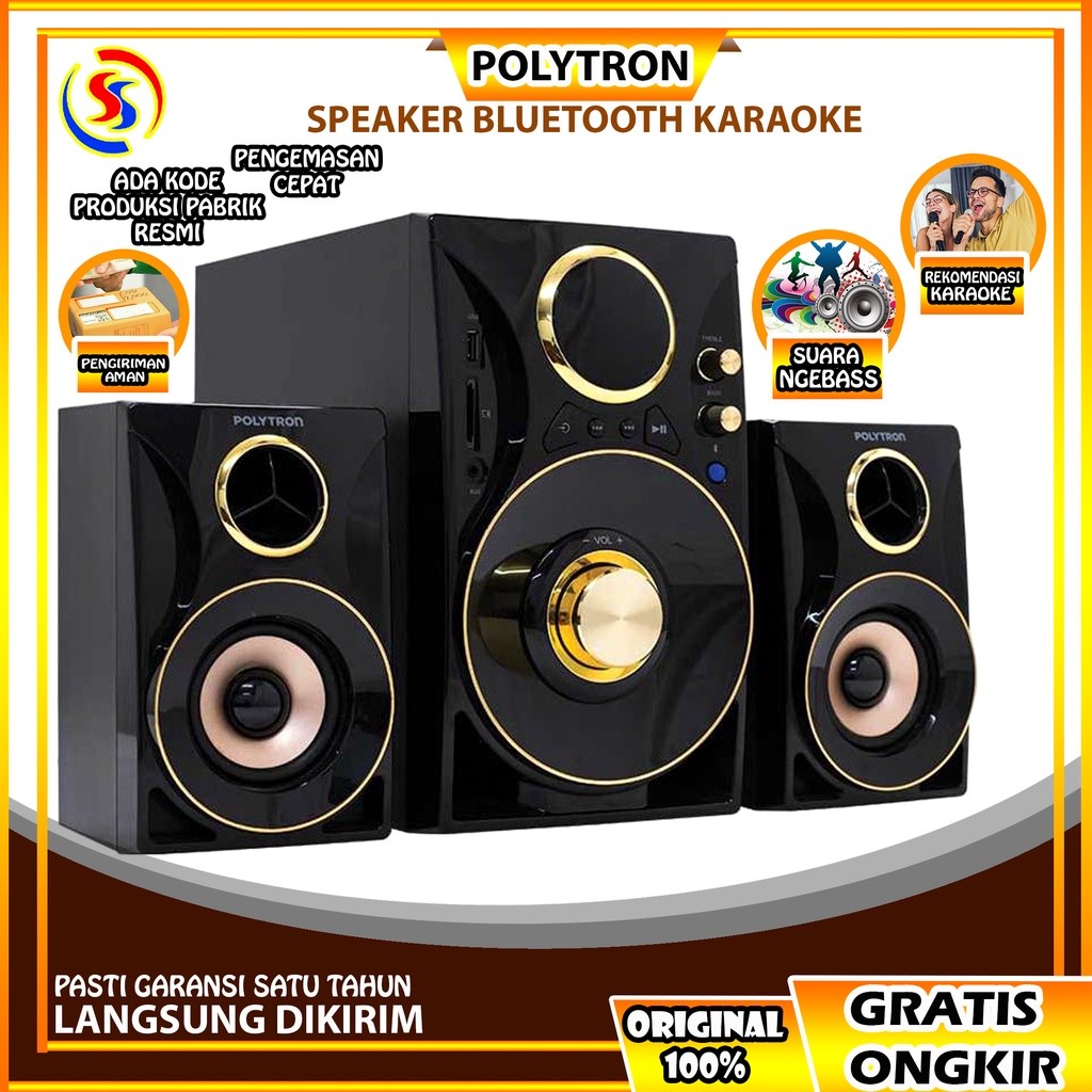 Jual SPEAKER POLYTRON SPEAKER BLUETOOTH SPEAKER BLUETOOTH BASS PMA 9310 ...