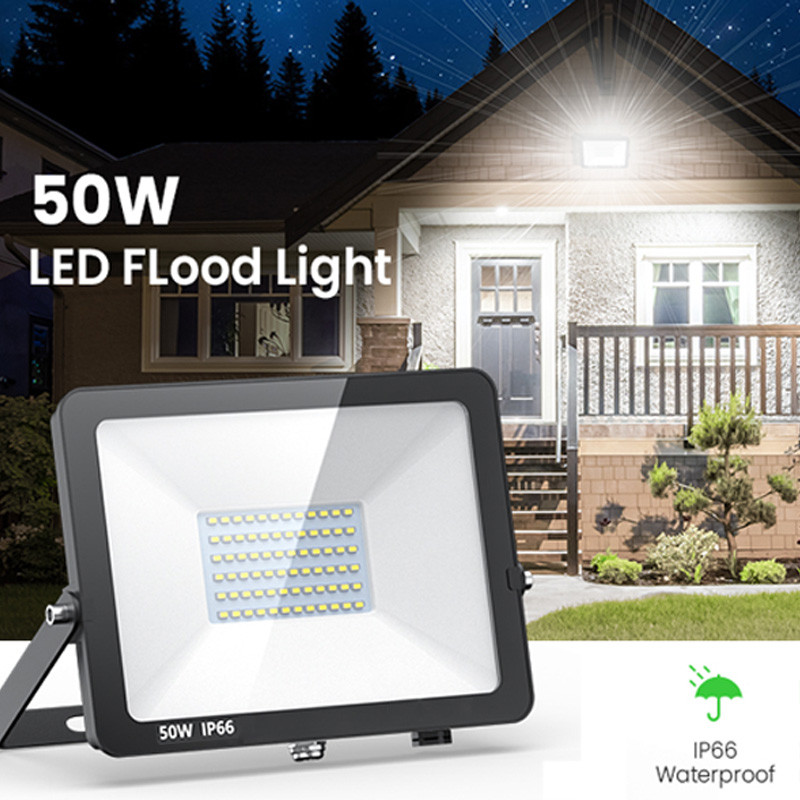 Jual PIR Motion Sensor LED FloodLight IP66 Waterproof AC220V LED ...