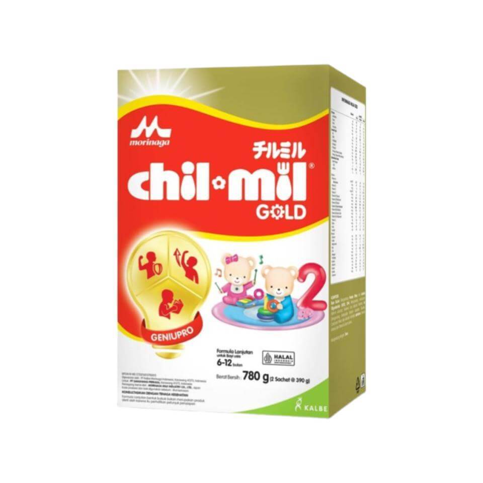Jual Morinaga Susu Bayi Chil Mil Gold Usia 6-12 Bulan 780 gr | Shopee ...