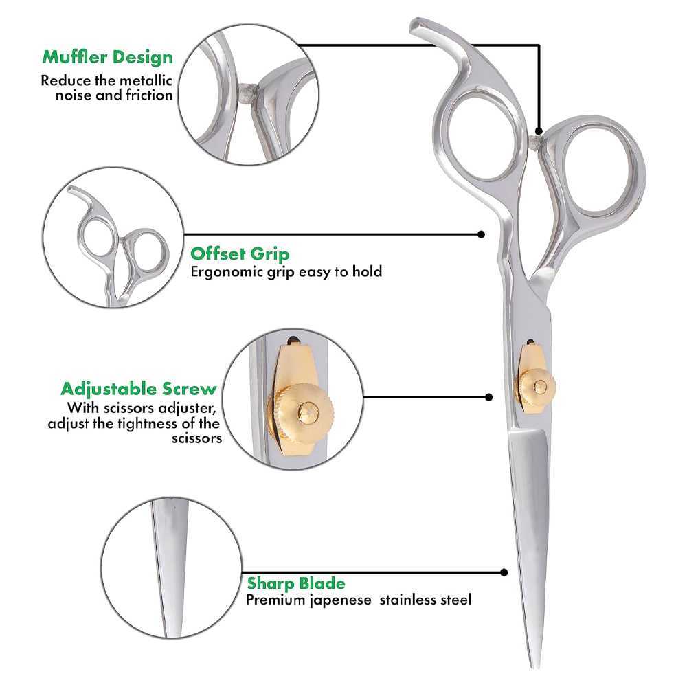 Jual Gunting Rambut Sasak Oil Quenching Stainless Steel 4Cr13 6 Inch ...