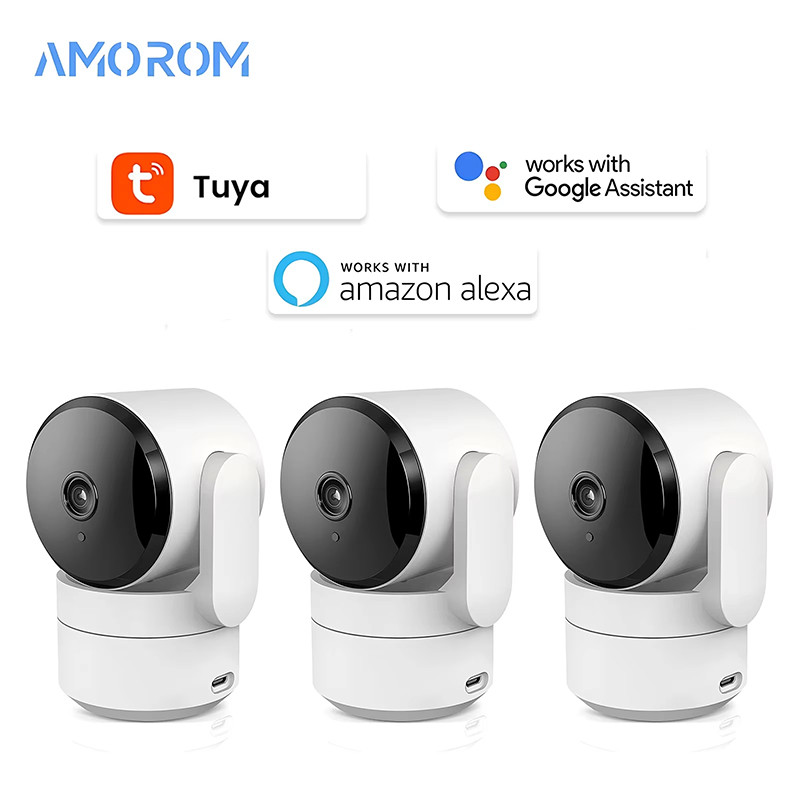 Jual Tuya 1080P Wifi Camera Indoor 360 PTZ Pet Baby Monitor IR Night ...