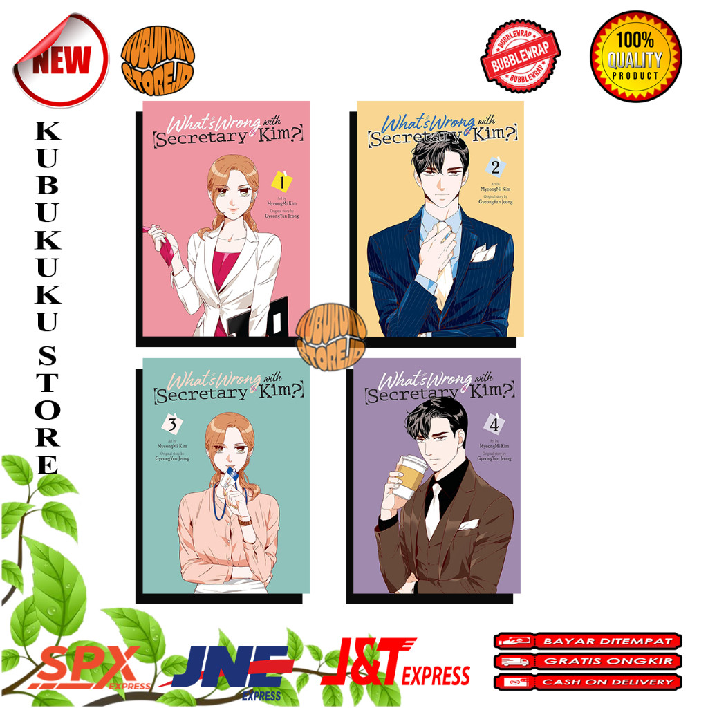 Jual Manhwa: What's Wrong with Secretary Kim? 4 book series by MyeongMi ...